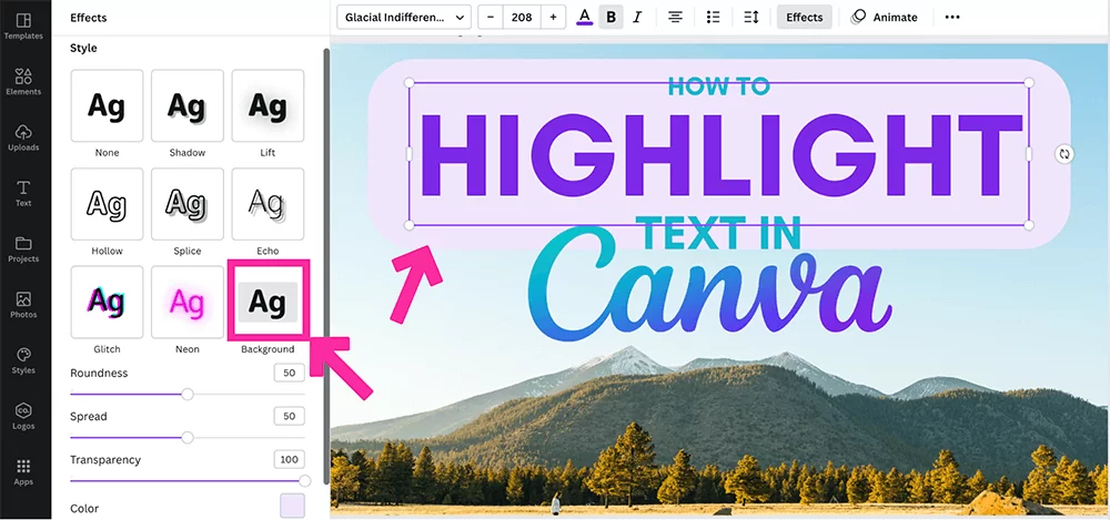 How to Highlight Text in Canva in 4 Easy Ways