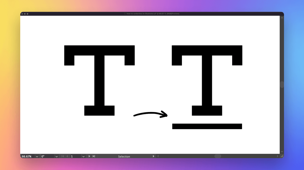 5 Easy Ways to Underline Text in Illustrator