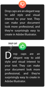 2 Easy Ways To Drop Cap in Illustrator Like In Indesign