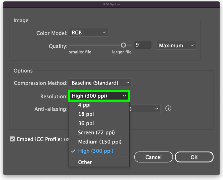 2 Easy Steps to set DPI in Illustrator vs PPI