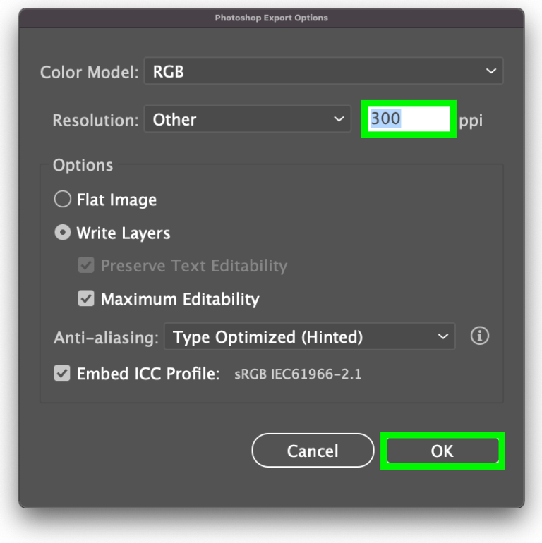 2 Easy Steps to set DPI in Illustrator vs PPI