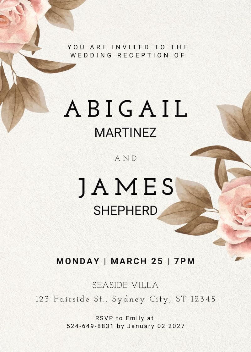 18 Canva Font Combinations for Wedding Invitations