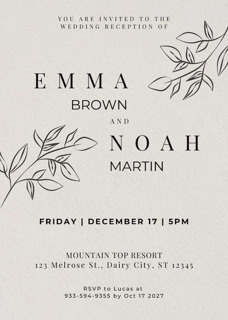 18 Canva Font Combinations for Wedding Invitations