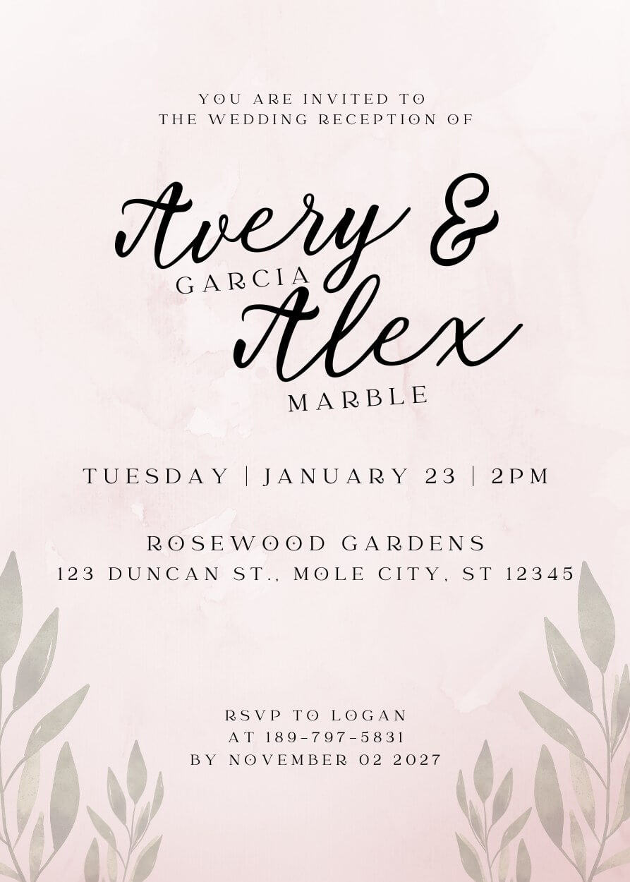18 Canva Font Combinations for Wedding Invitations