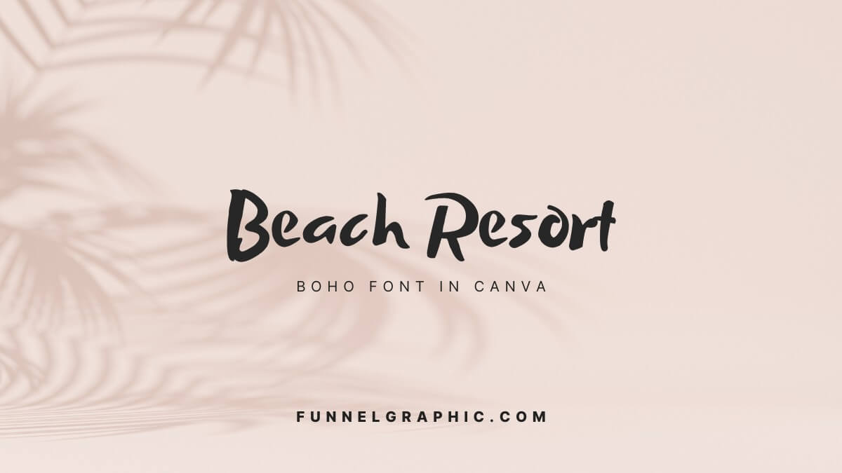 21 Free Boho Fonts In Canva With The Best Bohemian Style