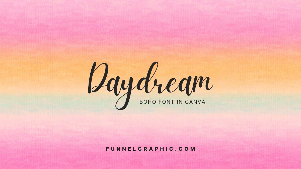 21 Free Boho Fonts In Canva With The Best Bohemian Style