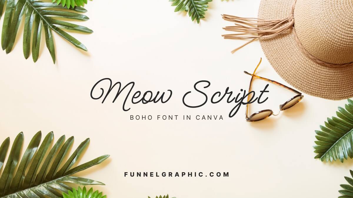 21 Free Boho Fonts In Canva With The Best Bohemian Style