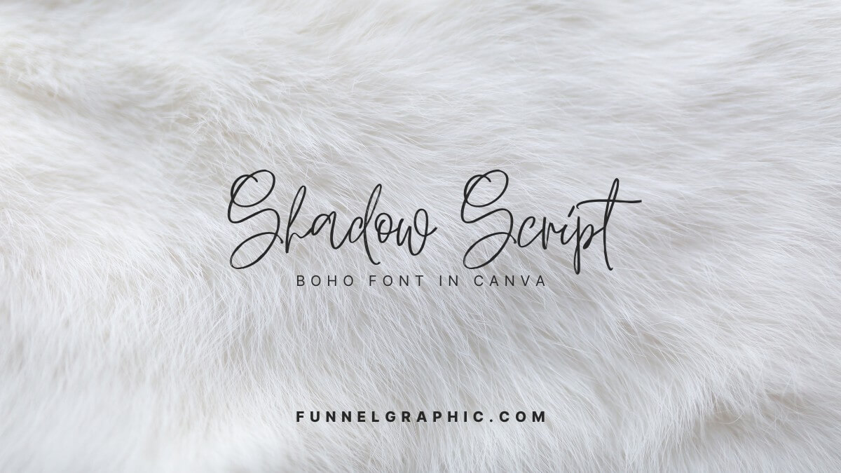 21 Free Boho Fonts In Canva With The Best Bohemian Style