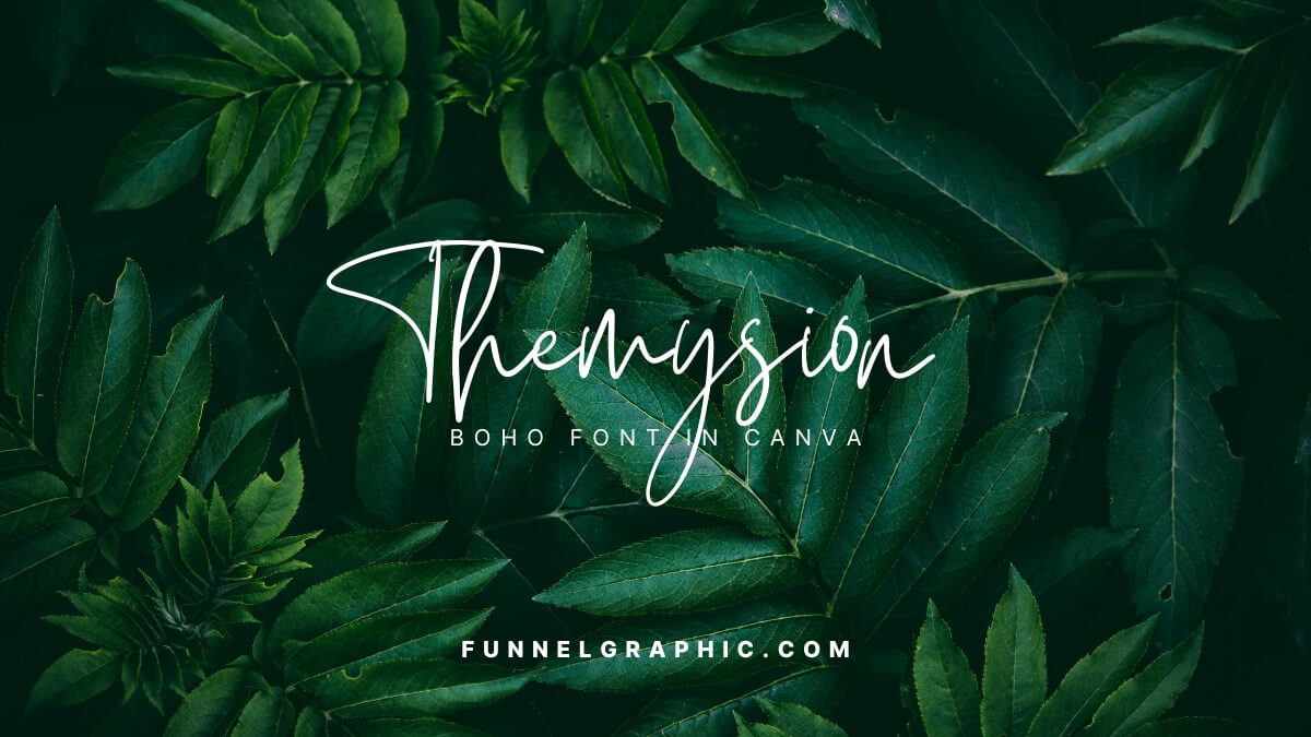 21 Free Boho Fonts In Canva With The Best Bohemian Style