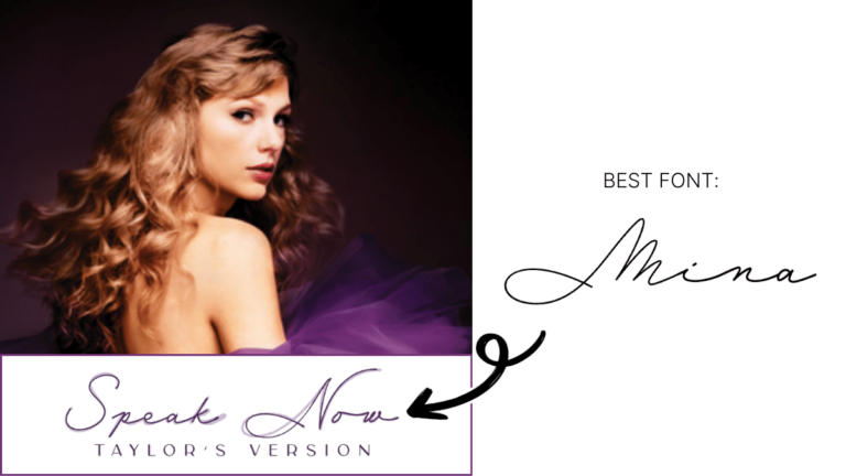 Taylor Swift Fonts Of All Eras [Free Alternatives In Canva]