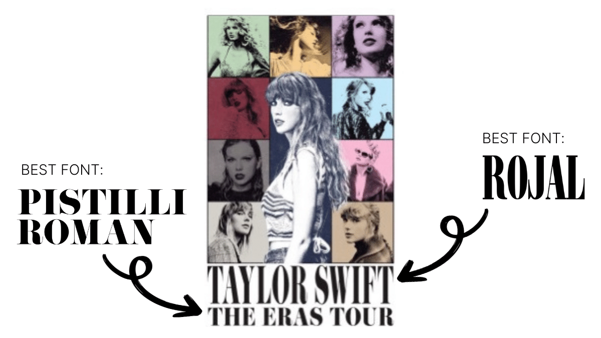 Taylor Swift Fonts Of All Eras [Free Alternatives In Canva]