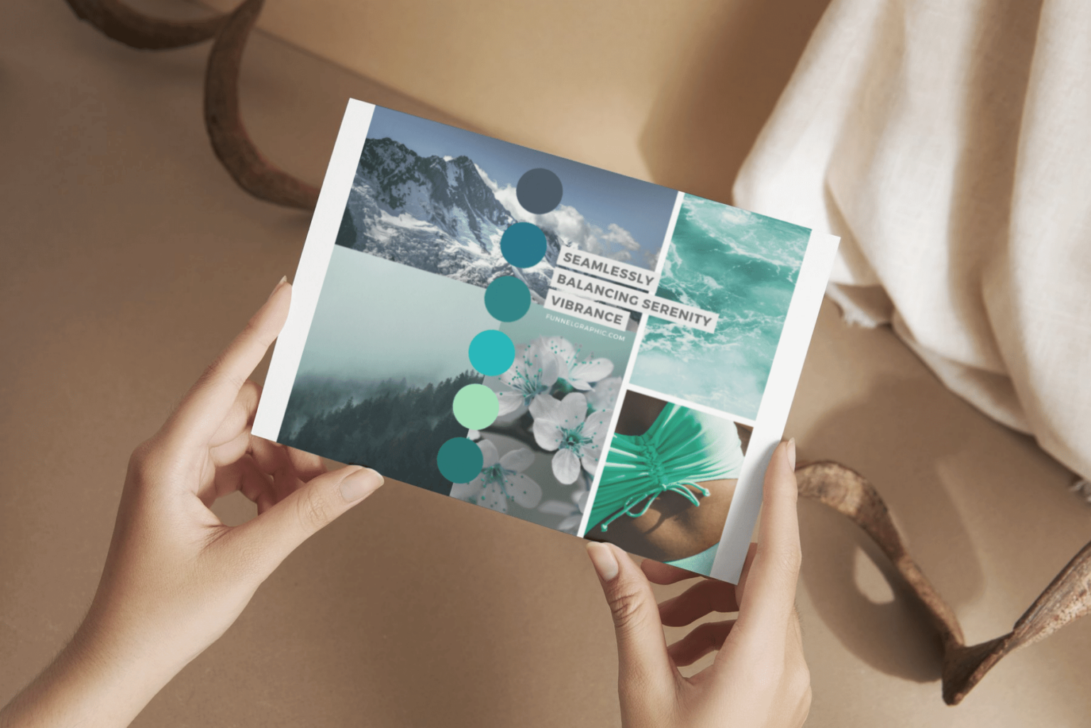 Fresh Teal Premium Canva Color Palette | Funnel Graphic