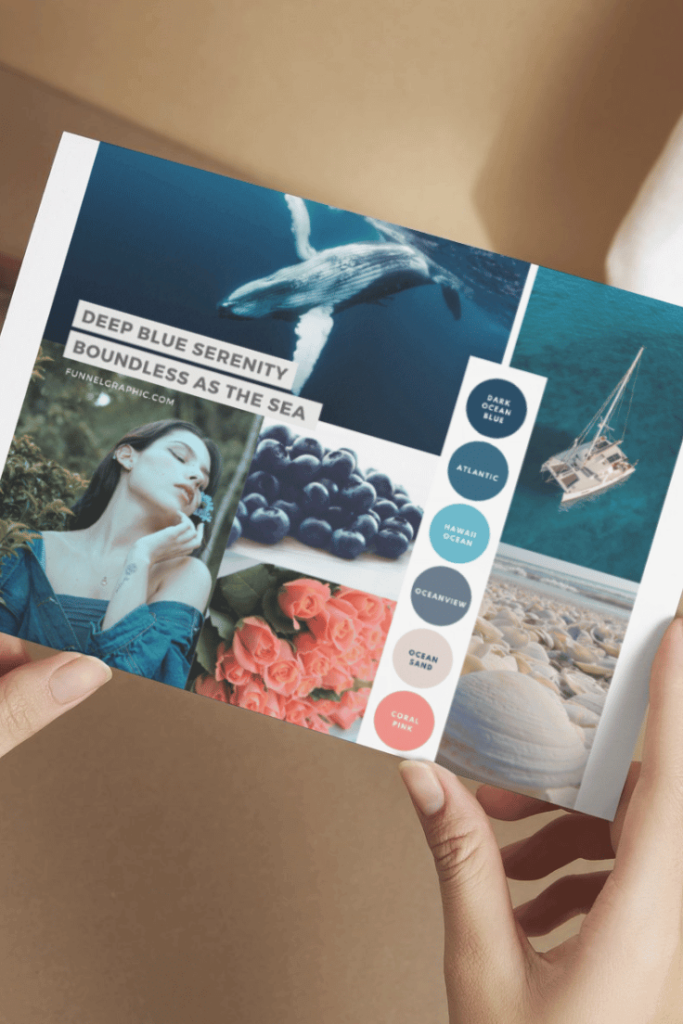 Pristine Ocean Premium Canva Color Palette | Funnel Graphic