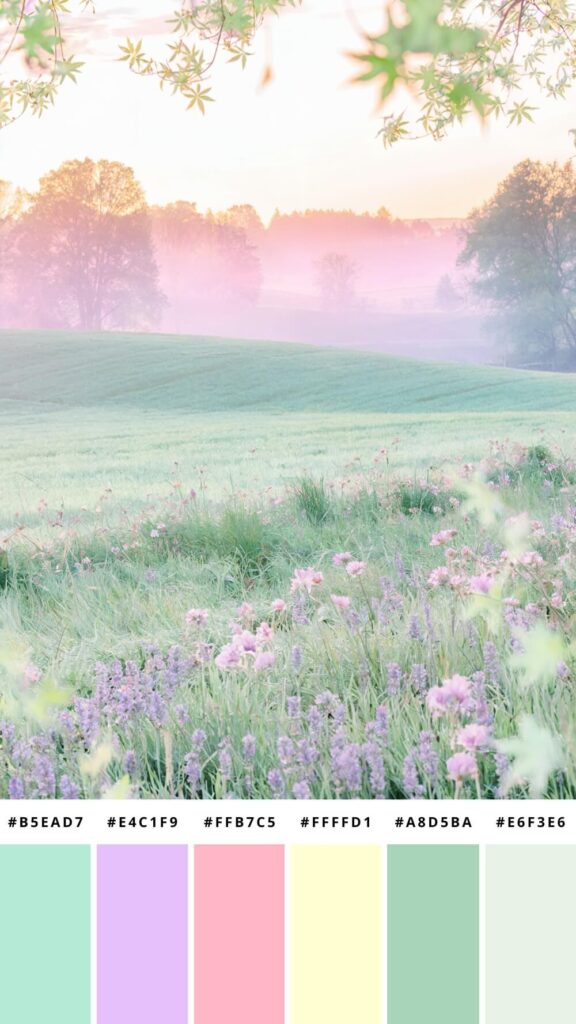 50+ Pastel Color Palettes With Color Codes For Every Theme
