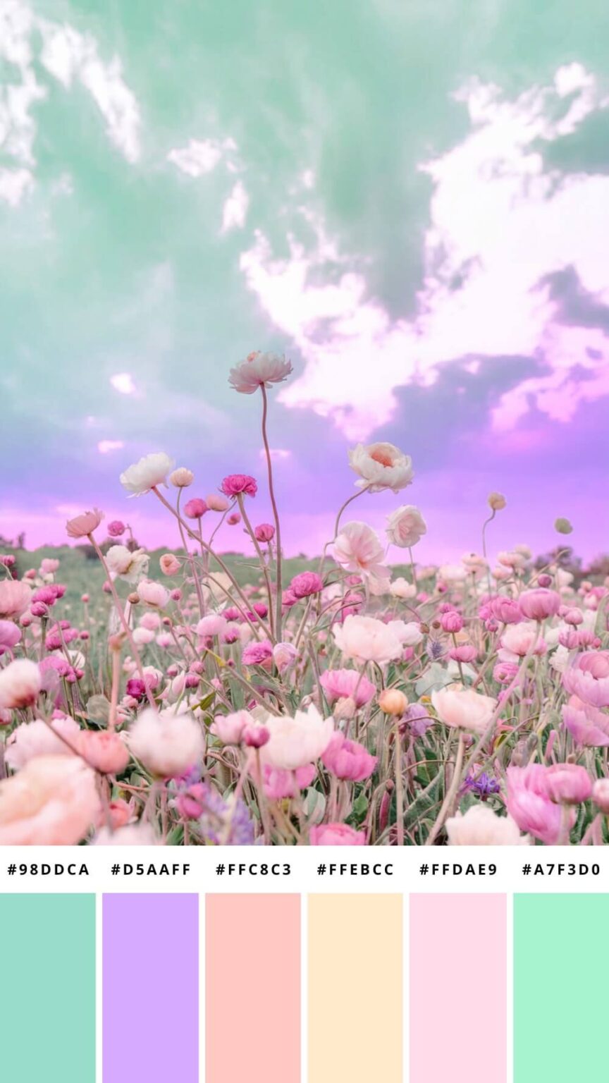 50+ Pastel Color Palettes With Color Codes For Every Theme