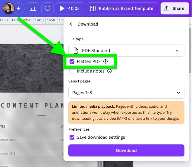 How to Save Canva Designs as PDF Files (Step-by-Step)