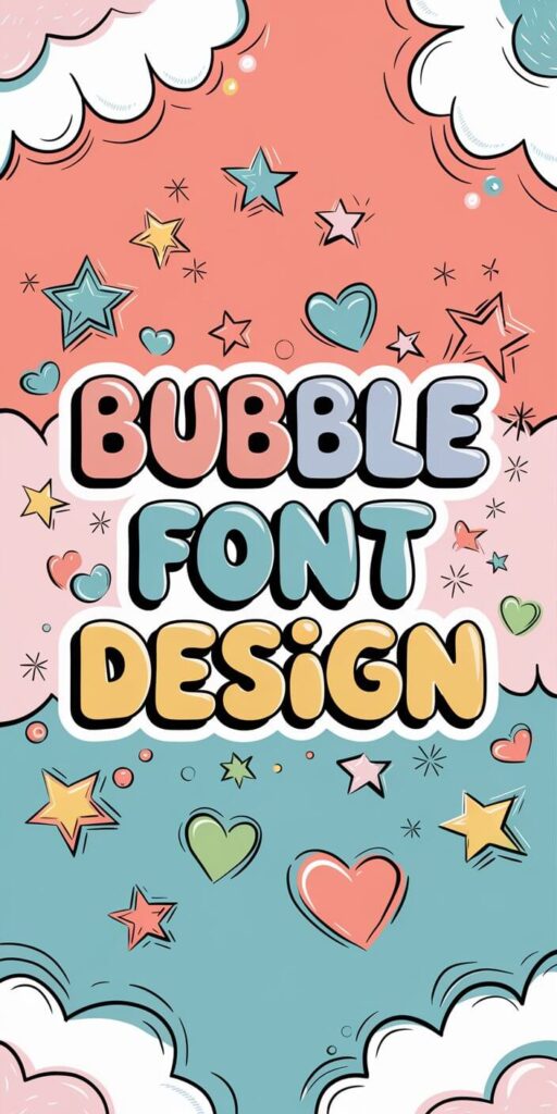 7 Bubble Font Design: Letters & Bubble Writing