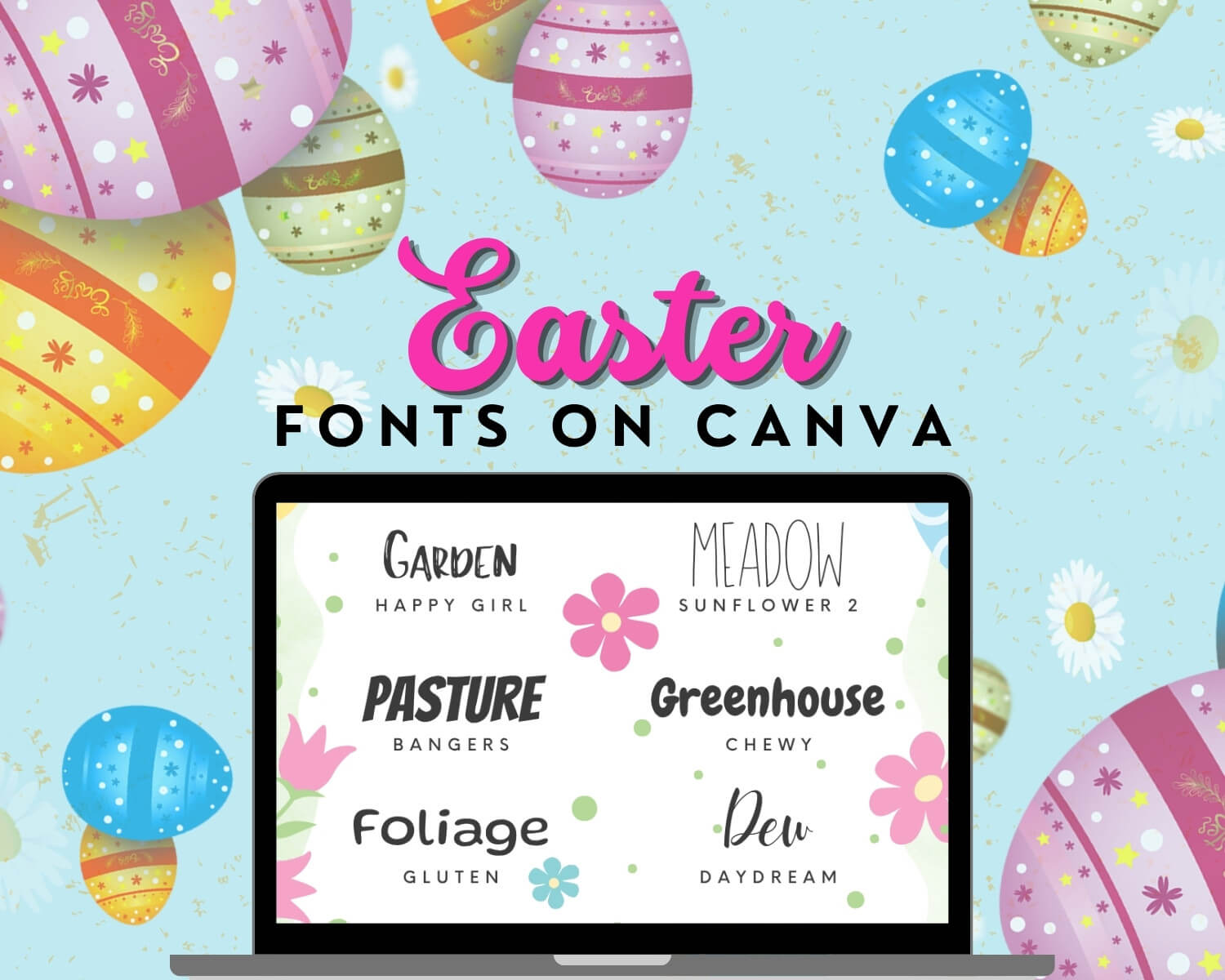 27+ Easter Fonts on Canva That I Use For Graphic Design